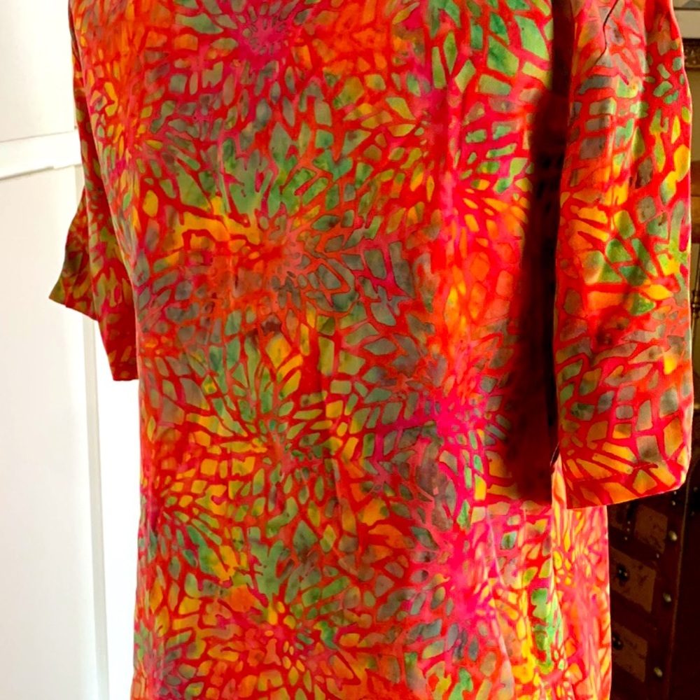 Bali Batik Hand Painted Resort Wear Size Small Nwot - Gem
